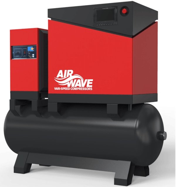 Airwave VARI-Speed, Variable Speed Compressor, 10hp/7.5Kw-400V, 40 CFM ...