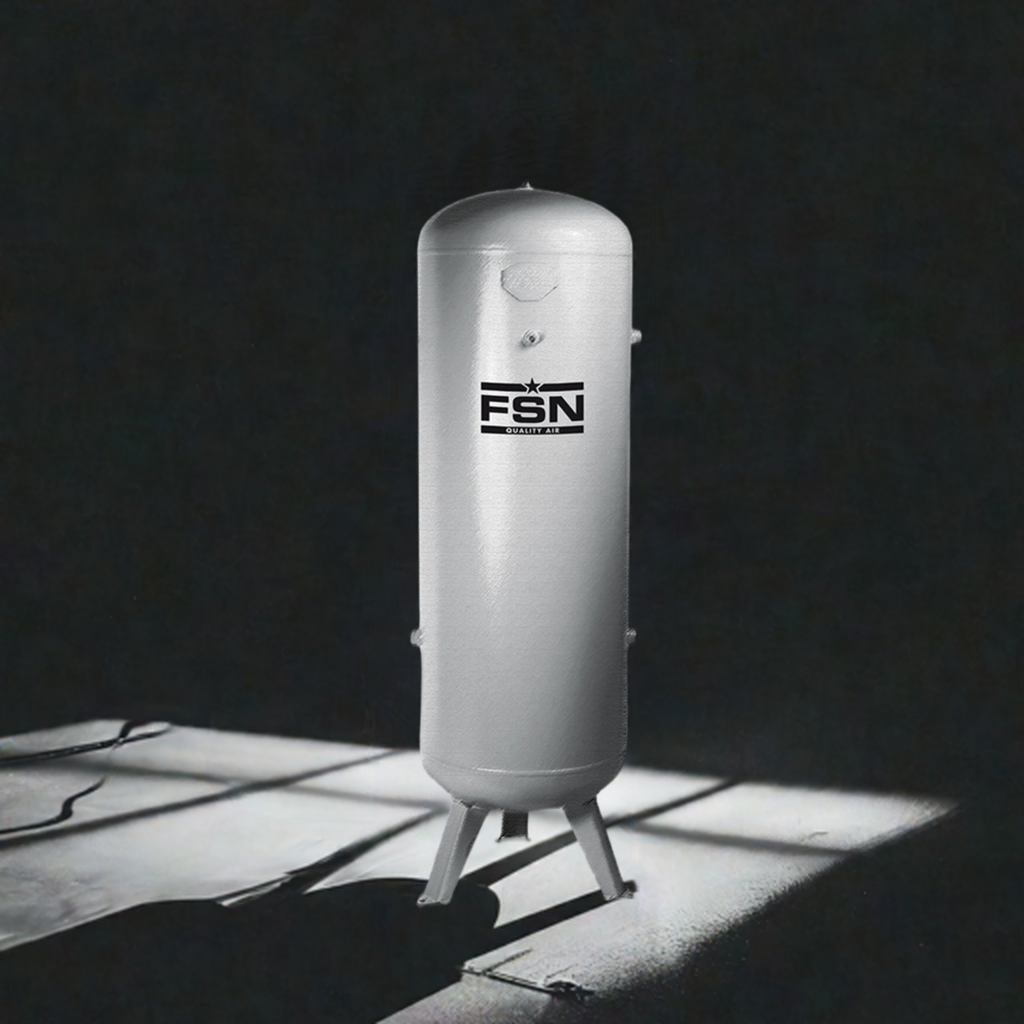 1000Lt Galvanised High Pressure Vertical Air Receiver – The Compressor ...